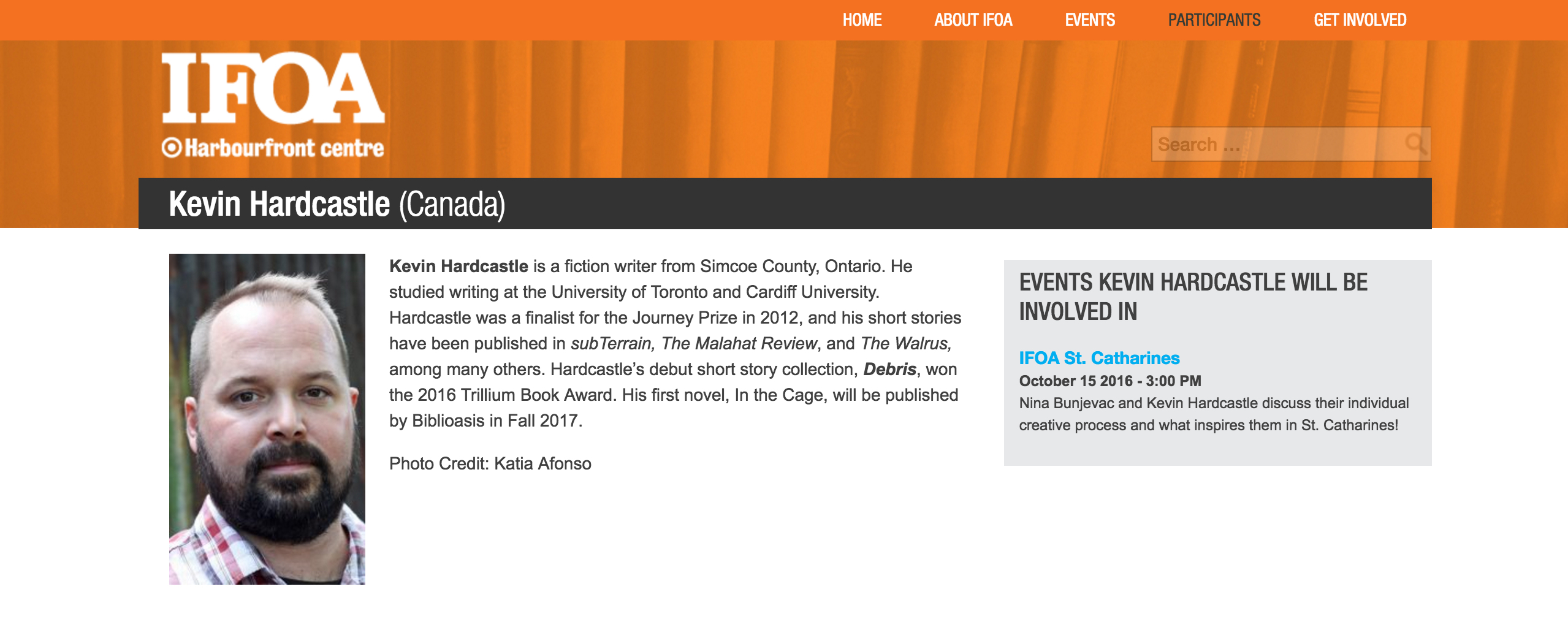 Upcoming Readings – IFOA, Wordsfest London | Kevin Hardcastle